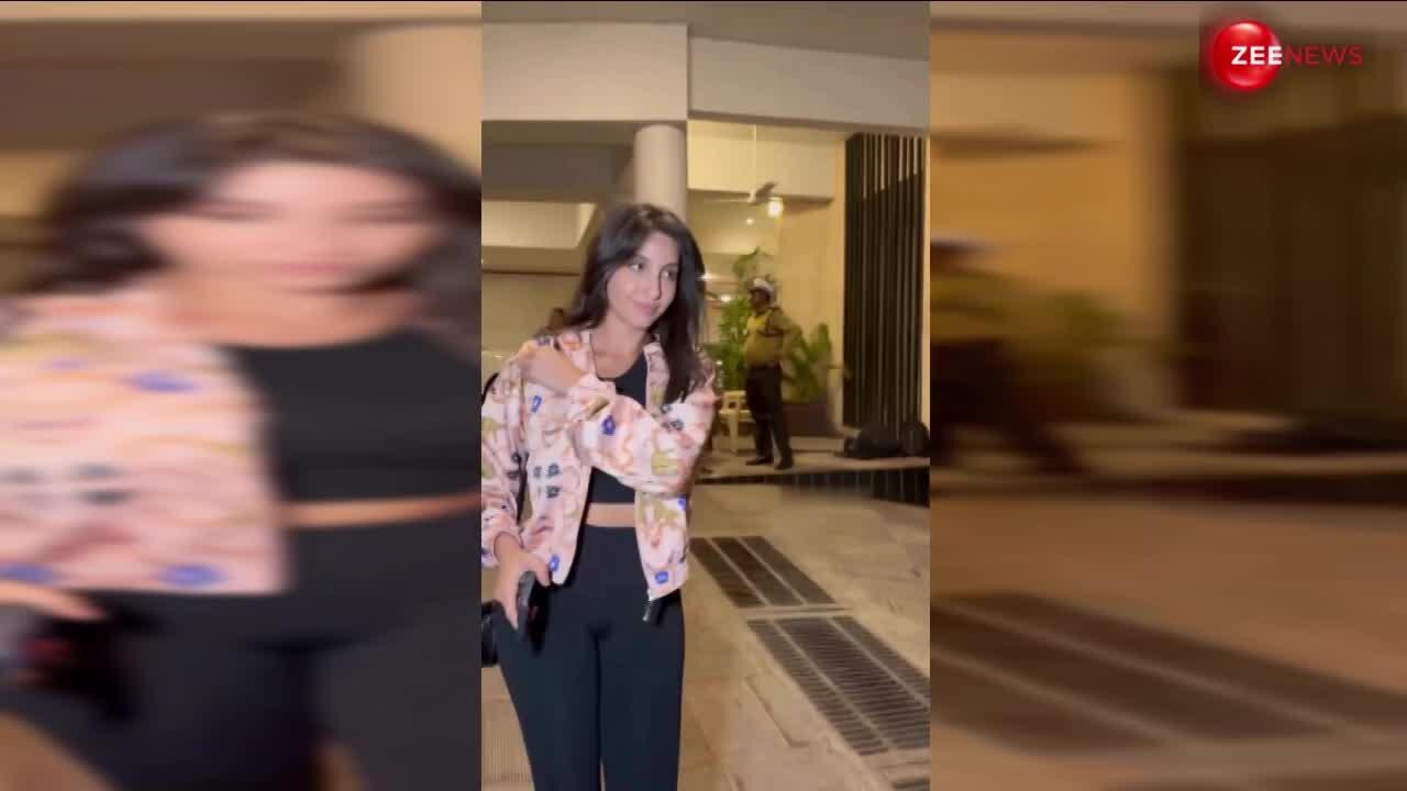 hottest sexy nora fatehi without makeup with sad face interaction with ...