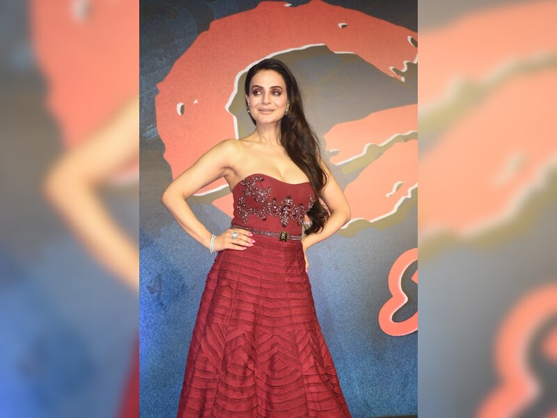 Gadar 2 sakina aka Ameesha patel bold look at movie event, users ...