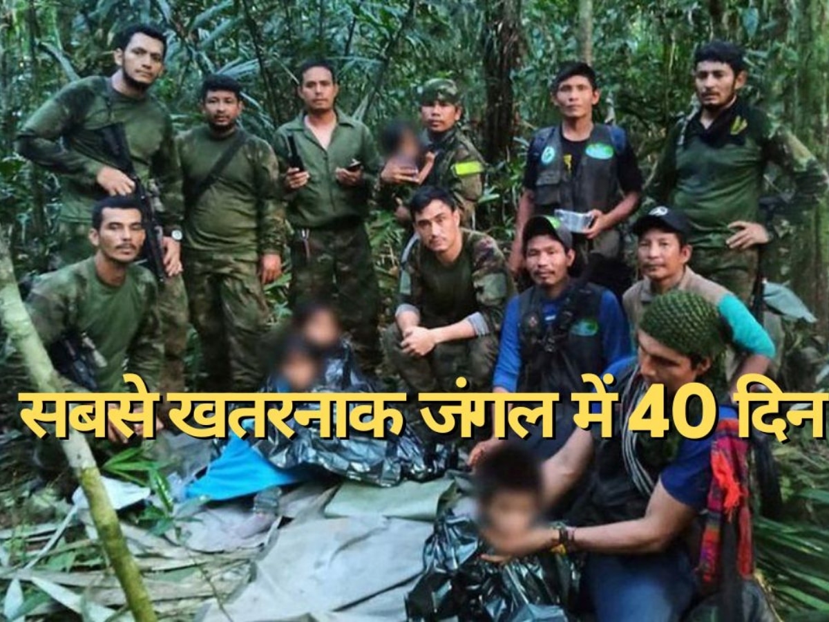 Colombia plane crash Four children found alive in Amazon after 40 days ...