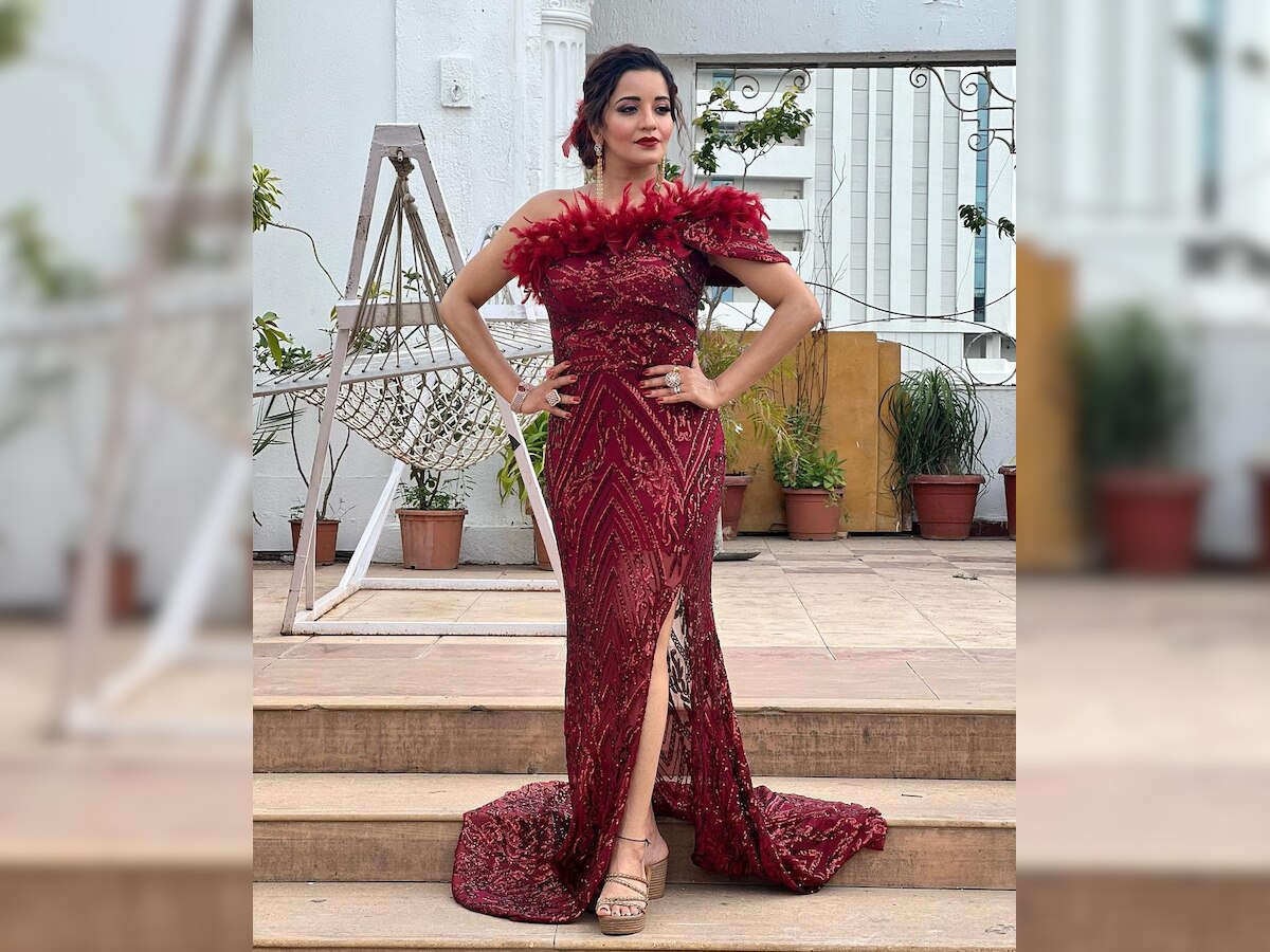 monalisa shared photos in deep neck dress photos goes viral