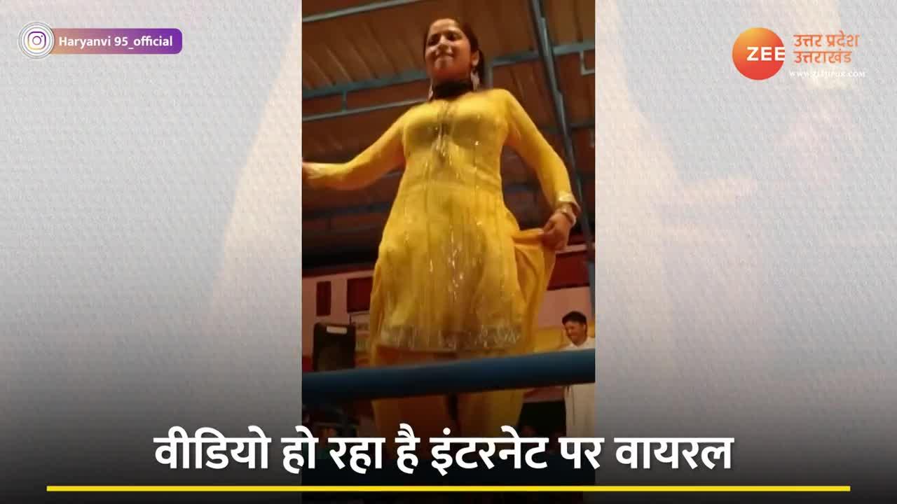 Muskan Baby hot Stage Dance On Haryanvi Song created mutiny people ...