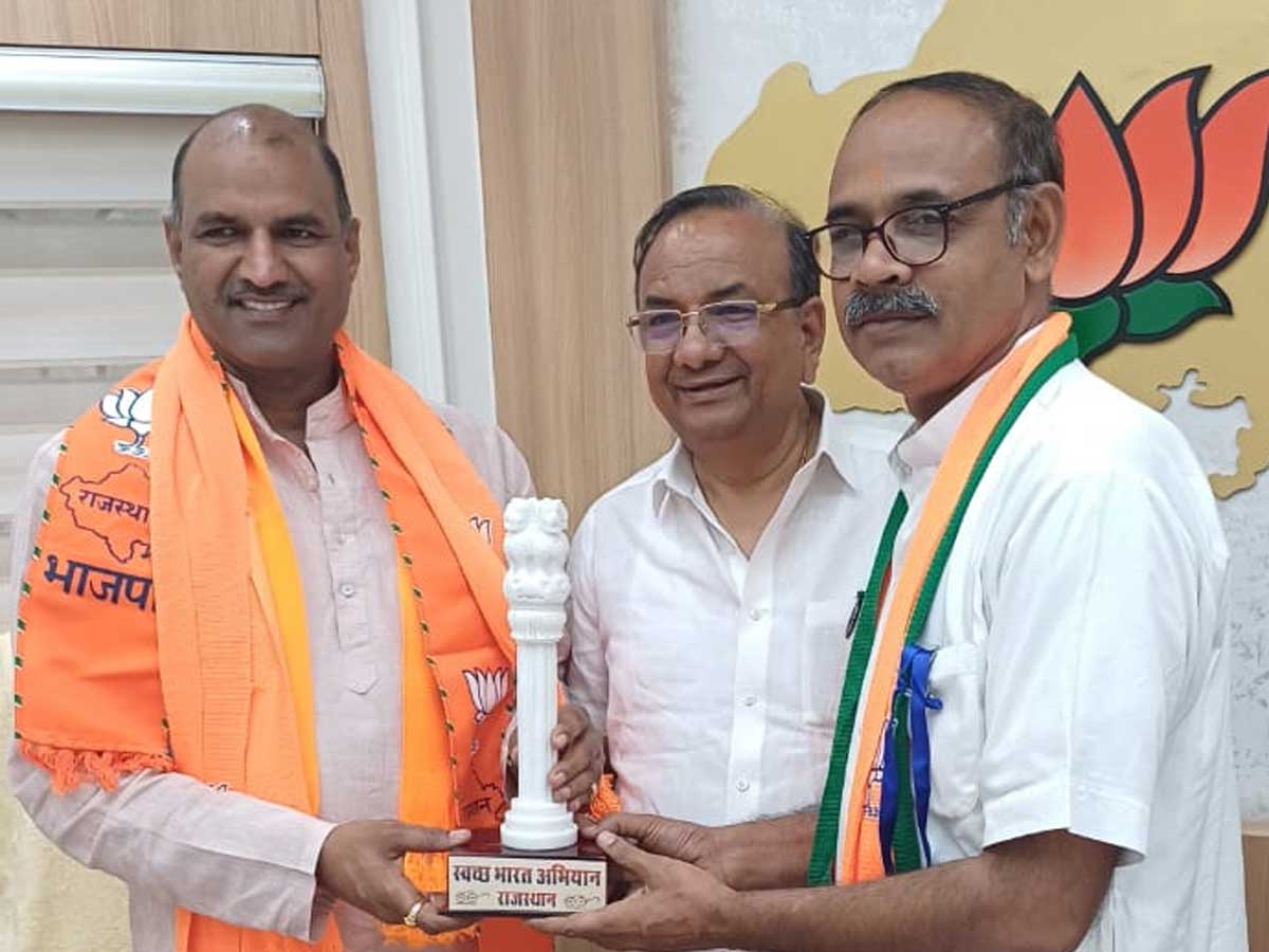 Jaipur news BJP gave the task to KK Gupta to make cleanliness constable ...