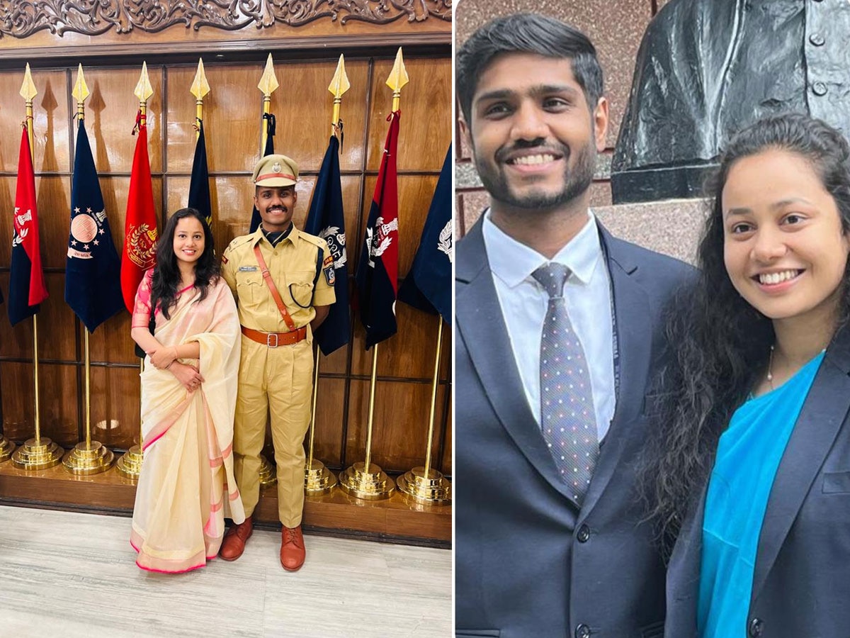 IAS Ria Dabi married IPS Manish Kumar Photos Viral | IAS रिया डाबी ने इस IPS ऑफिसर से की 2 महीने ...
