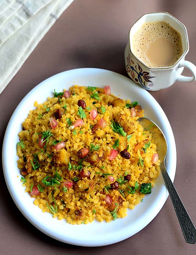 poha recipe for healthy breakfast todays breakfast | Poha Recipe ...