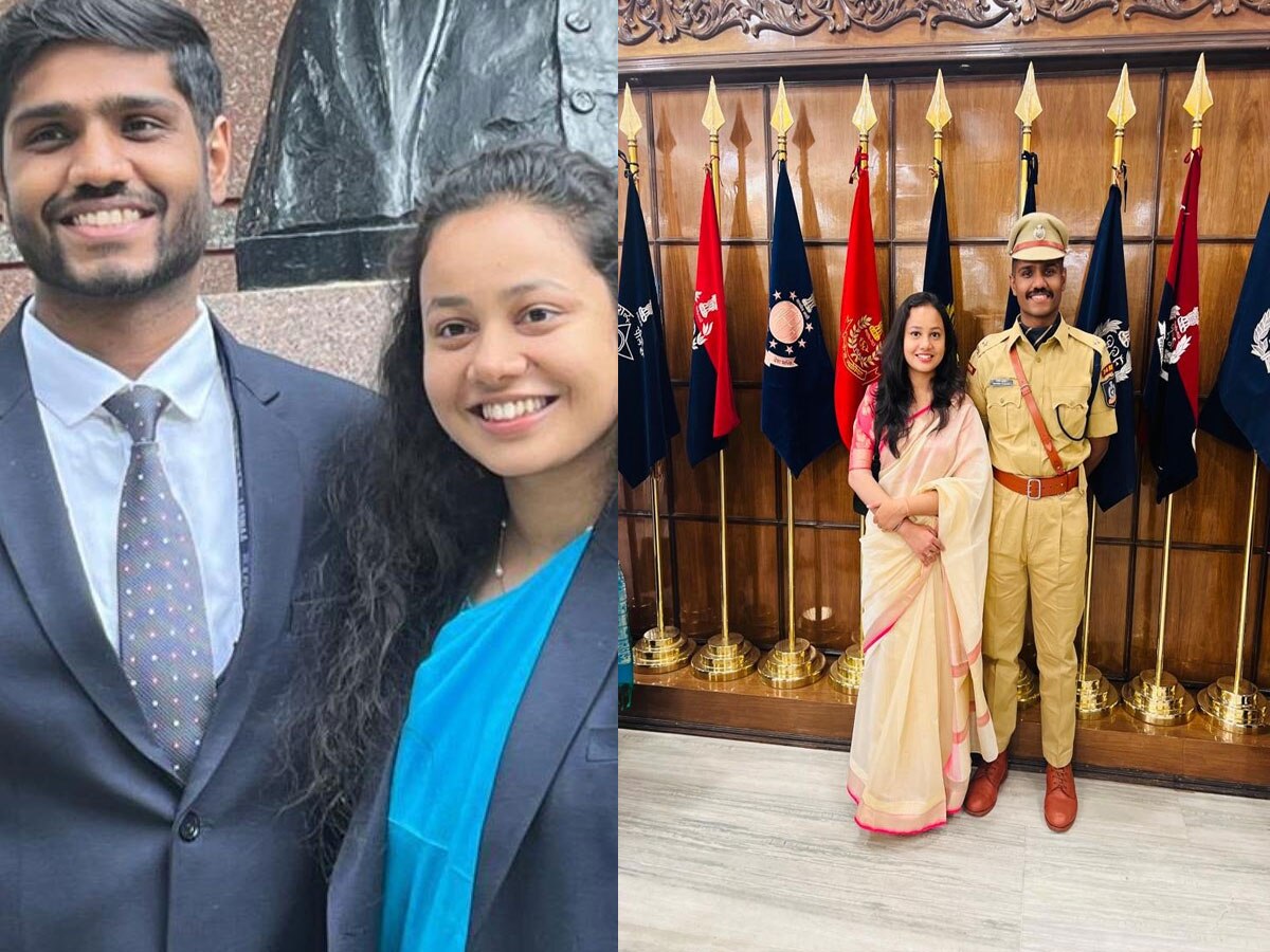 IAS Ria Dabi and IPS Manish Kumar meet first time read love story | IAS ...