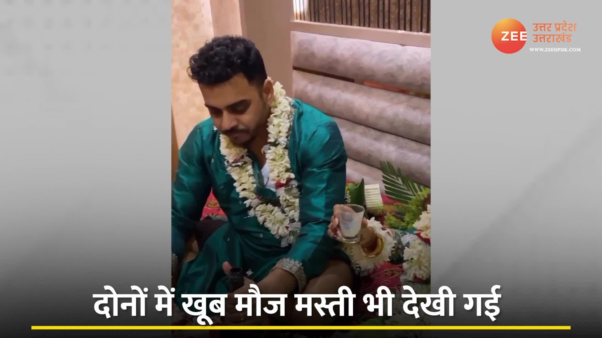 Dulha Dulhan Taking Alcohal Tequila Shot Together On Suhagraat Wedding