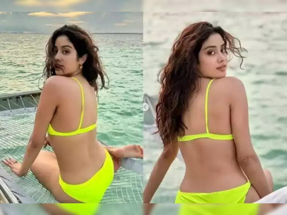 Janhvi Kapoor most sexiest bikini photos janhvi without clothes raise temperature | Janhvi ...