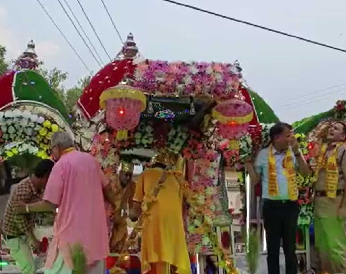 Alwar News The procession of Lord Jagannath ji came out in the city ...