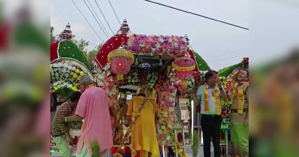 Alwar News The procession of Lord Jagannath ji came out in the city ...