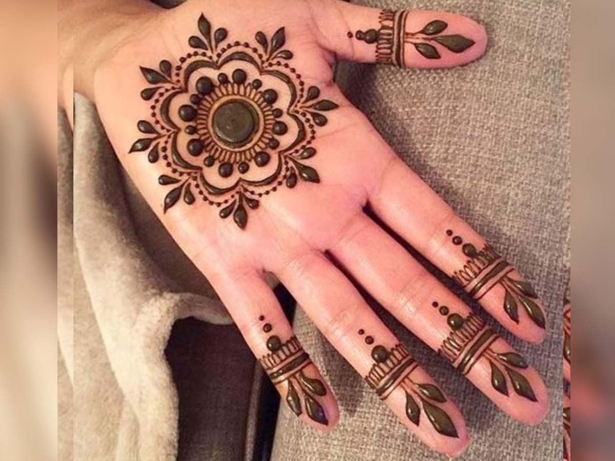 Mehndi design 2023 simple mehandi design for girls on eid