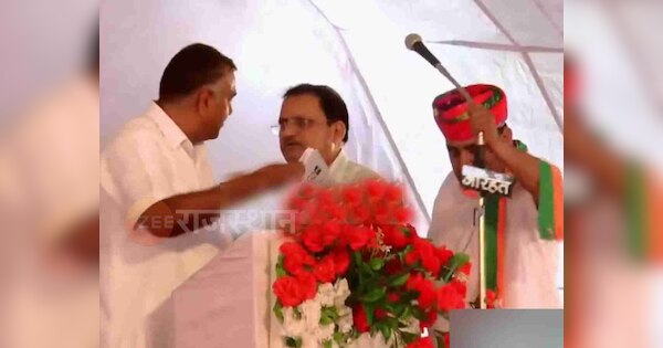 Jodhpur Rajnath Singh sabha Ex MLA Babusingh Rathore started speaking ...