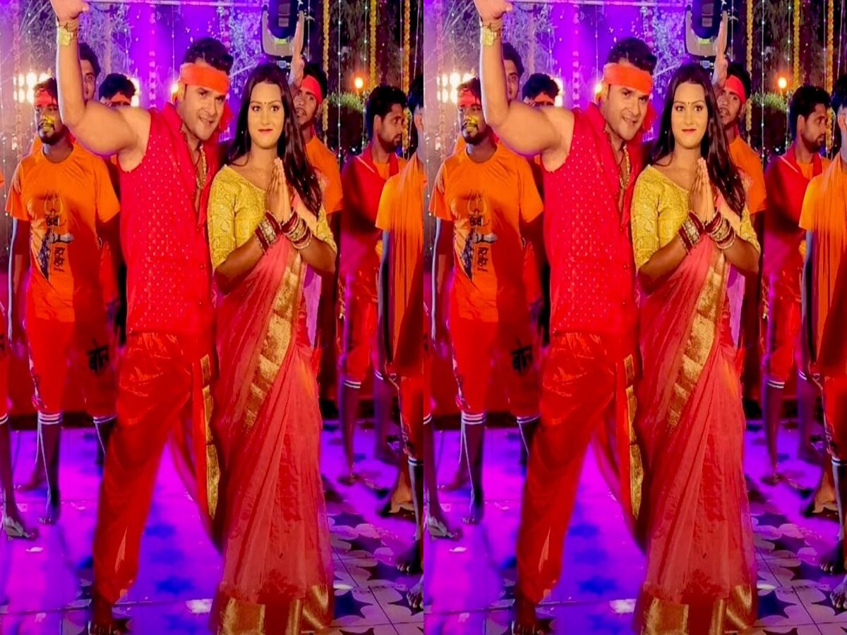 Viral Girl Beauty Mehta Bhojpuri song shoot with Khesari Lal Yadav ...