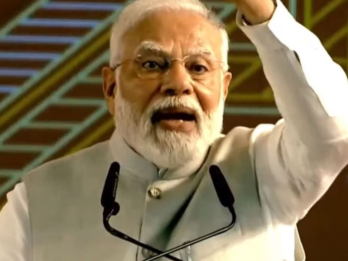 pradhan mantri narendra modi speech in 5 points targeted on congress ...