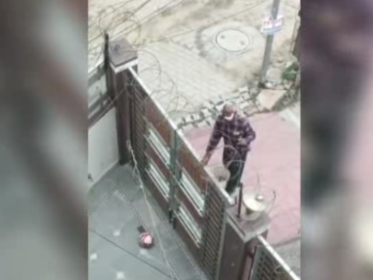 palwal crime news angry father in law attacked bahu with ax video went ...