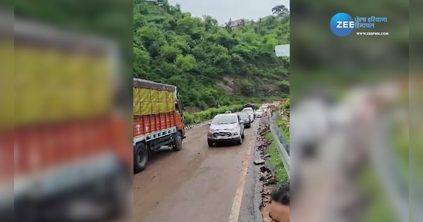 solan news landslide near national highway 05 watch video here | Solan ...
