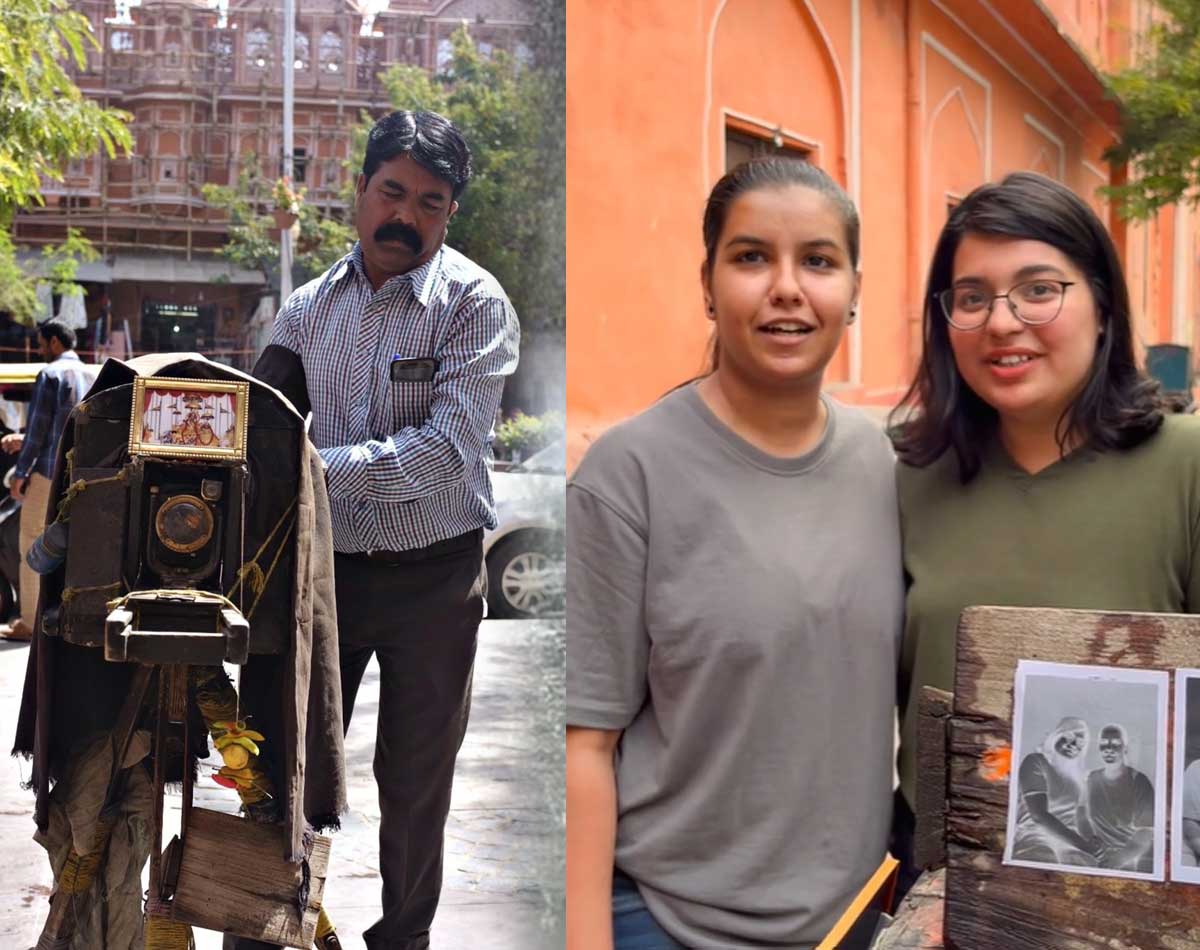 This photographer in Jaipur uses a vintage 1860 camera to click ...