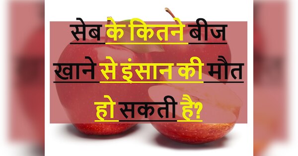 GK trending quiz Eating how many seeds of apple can kill a person ...