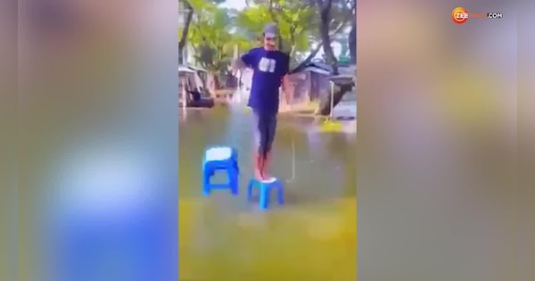 great indian jugaad seen in rain water watch funny video share by anand ...