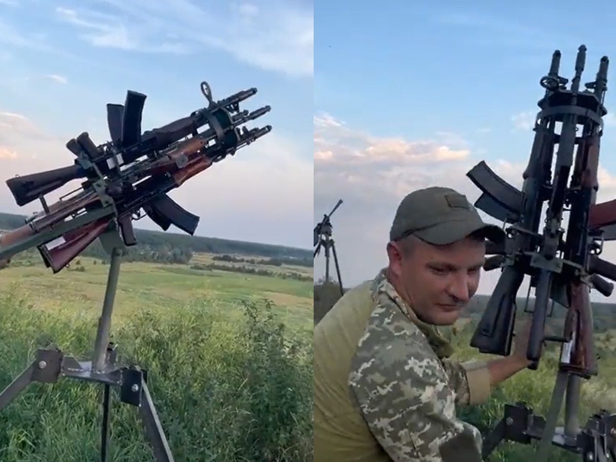Russia-Ukraine War: Ukraine army bundles 6 AK-74 Assault Rifles to ...