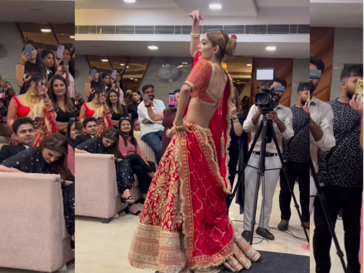 Dance Video Shaikh Khushi in bride dress watch | Dance Video: दुल्हन की ...