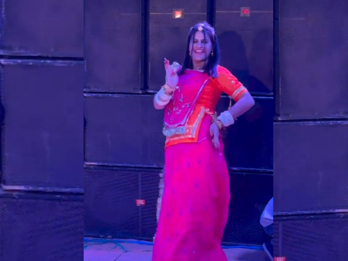 Desi Girl Did Lovely Rajasthani Dance On Marwari Song Trending On