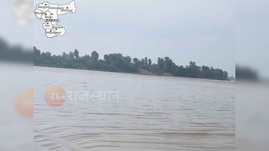 Baran News Increased water level of Parvati and Parvan river ...