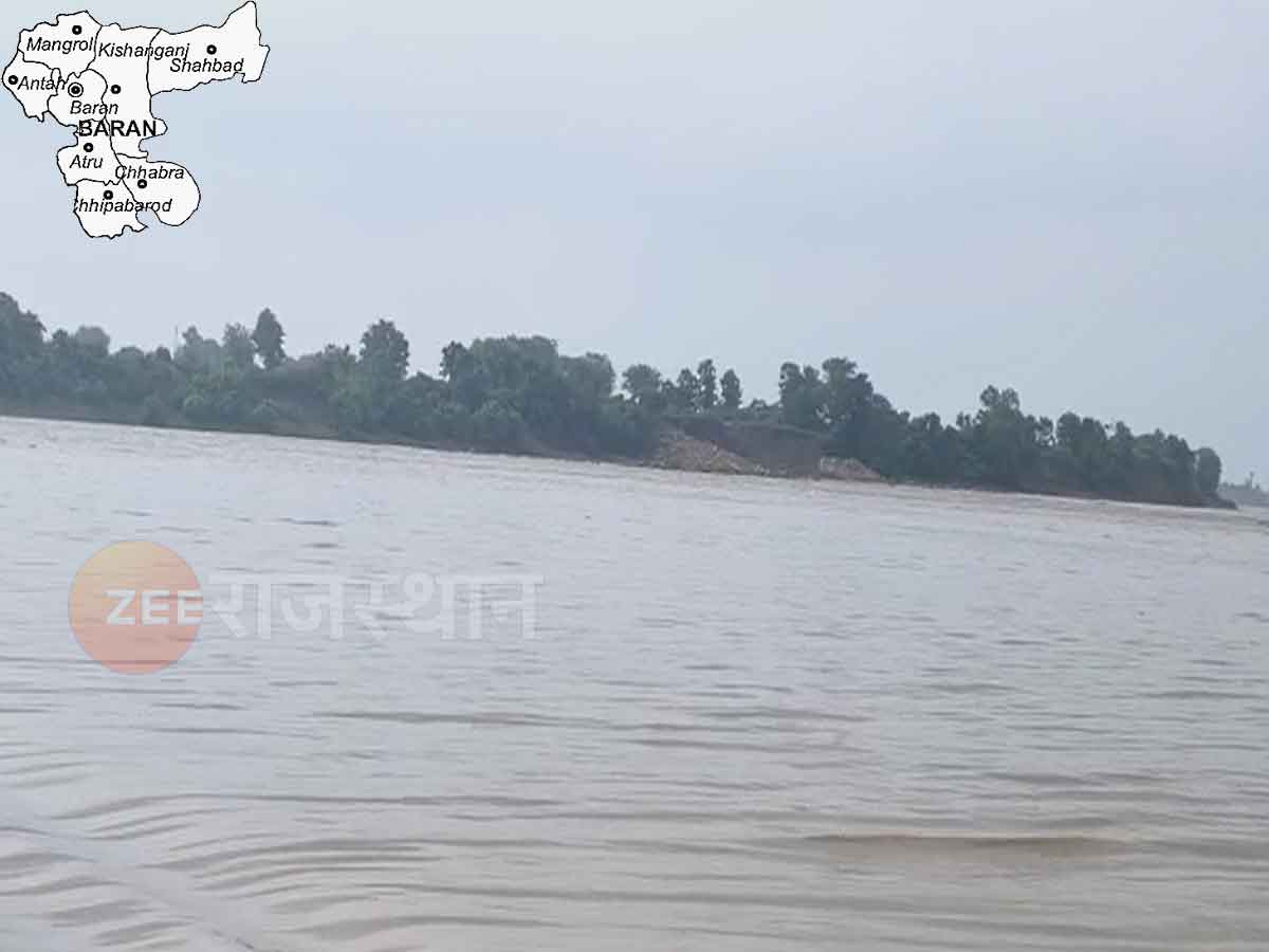 Baran News Increased water level of Parvati and Parvan river ...