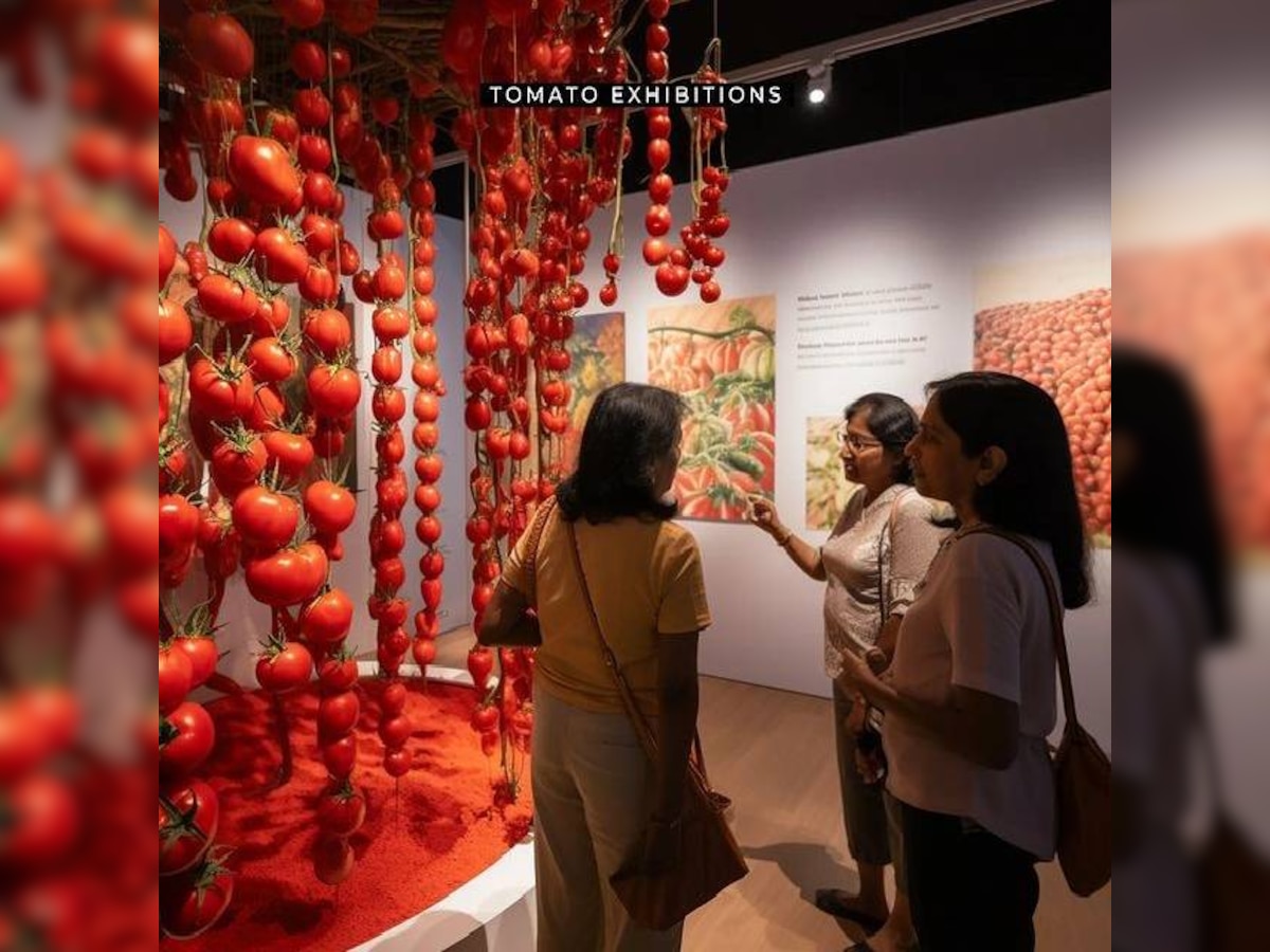 delhi ncr Tomato Price hike AI artist imagine tamater becoming brand fashion show Magazine ...