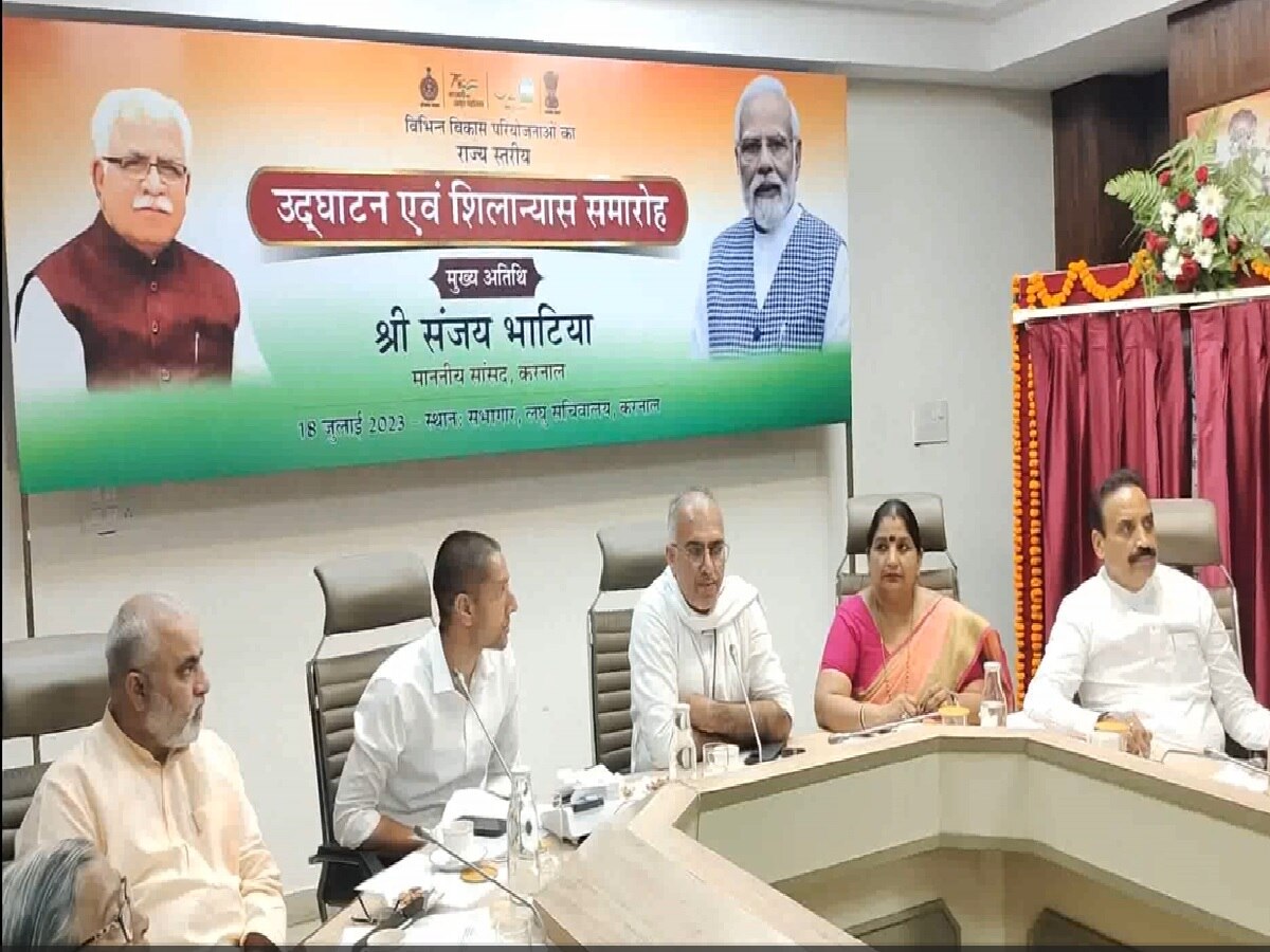 Karnal flood BJP MP Sanjay Bhatia said provide all possible help to ...