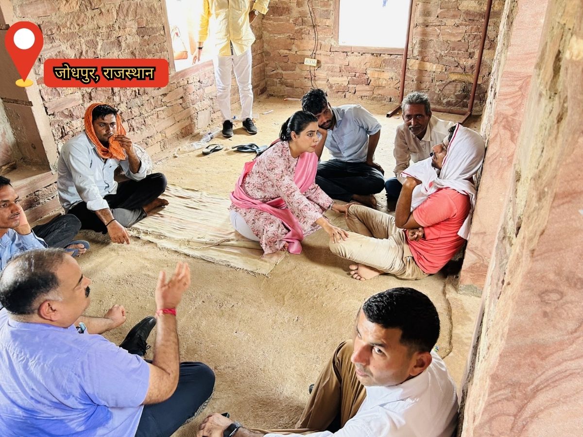 Jodhpur news MLA Divya Maderna met family of victim of mass murder in ...