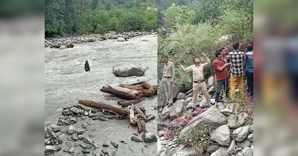 Pathankot-chamba NH road closed due to flood in himachal Ravi river 2 ...