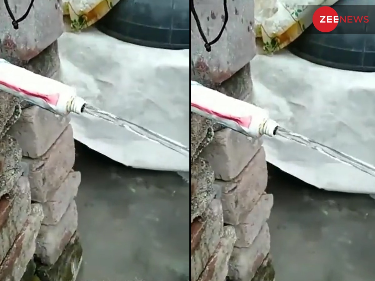 Desi Jugaad: no tap in tank kisan use toothpaste trick video viral | Desi Jugaad: टंकी में नहीं ...