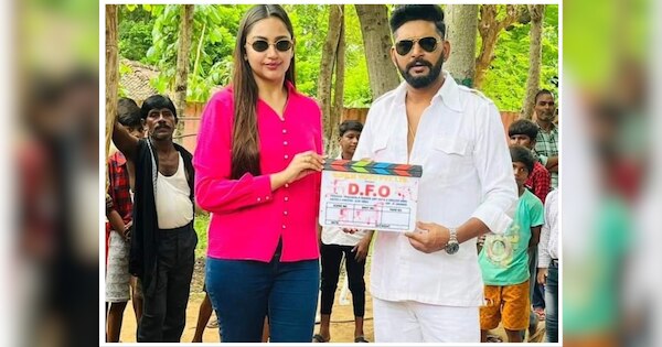 Bhojpuri Actor Yash Kumar starts Shooting For Film DFO in Rohtas ...