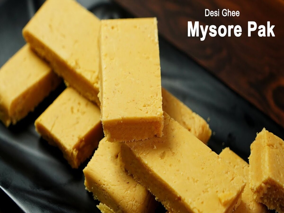 How To Make Mysore Pak Raksha Bandhan 2023 Special Recipes In Hindi ...