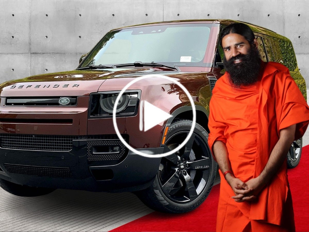 Baba Ramdev Driving Land Rover Defender 130 SUV Viral Video on ...