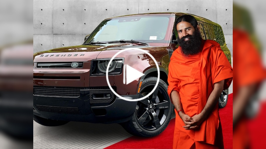 Baba Ramdev Driving Land Rover Defender 130 SUV Viral Video on ...