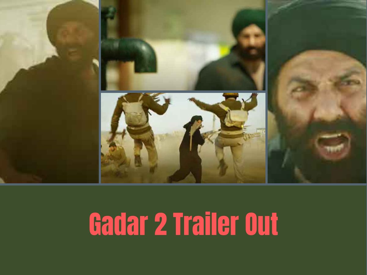Gadar 2 trailer released sunny deol making chaos in Pakistan, ameesha patel utkarsh sharma ...