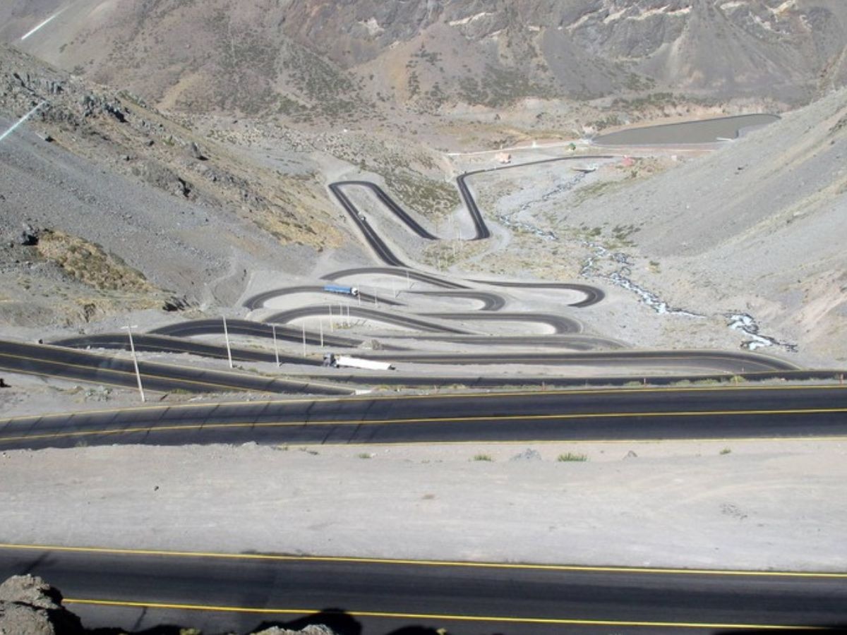 argentina chile combined road dangerous road in the world - Photos: ये ...