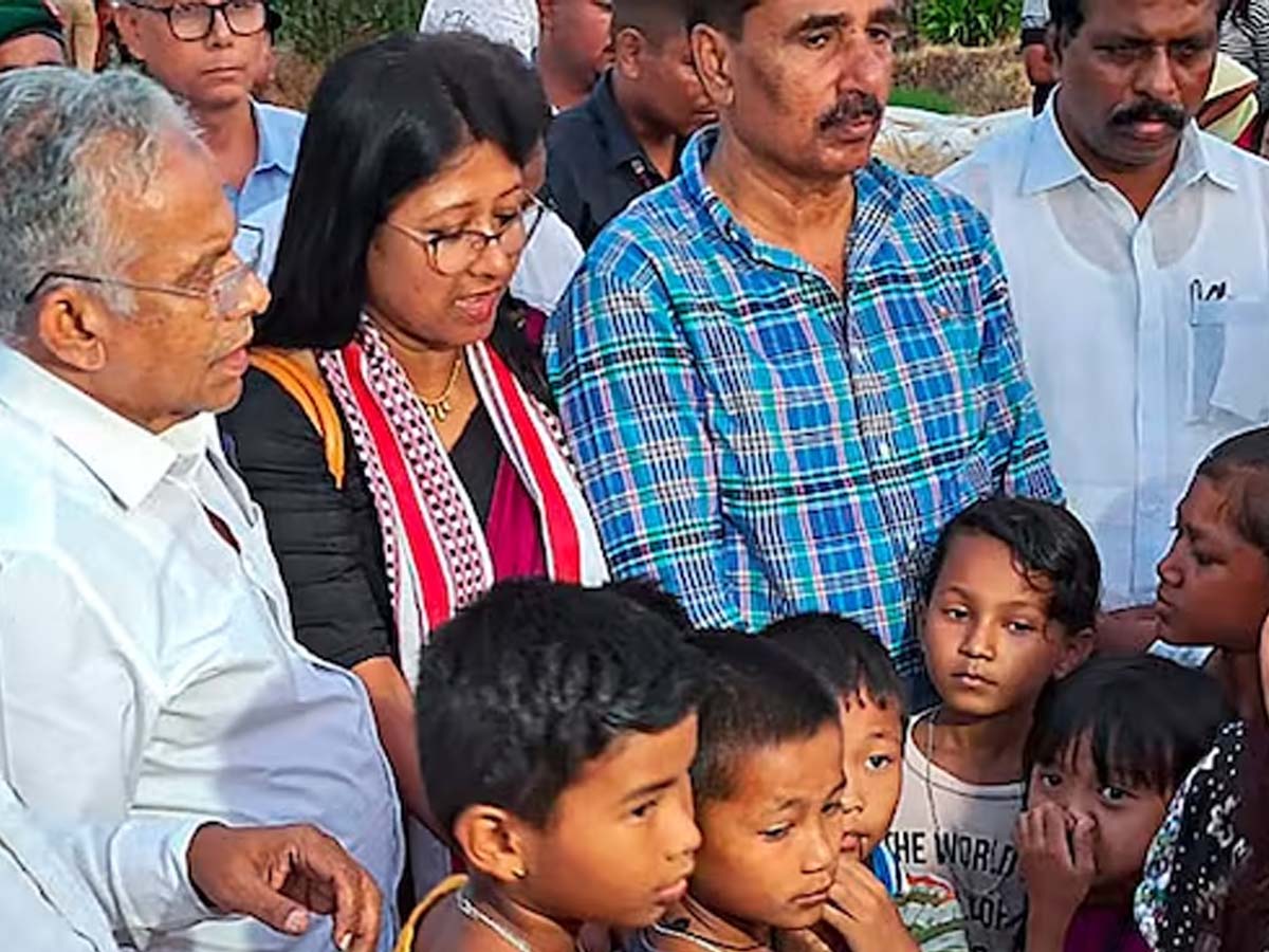 Manipur Violence 21 MP of INDIA met the victims in the camps will meet ...