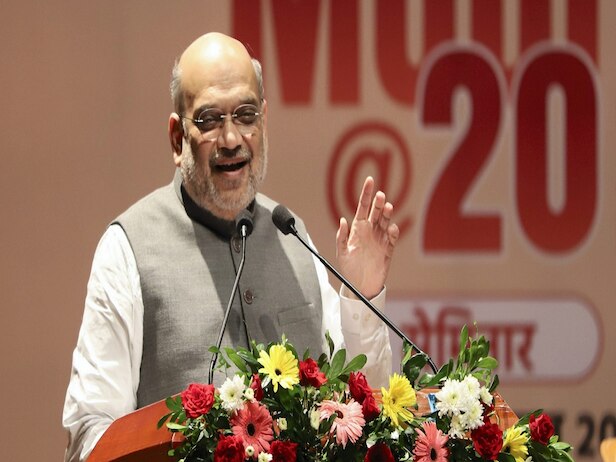 what did amit Shah say about Nehru in the Parliament congress adheer ...