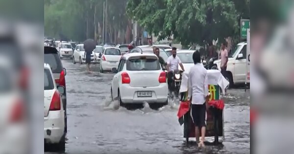 haryana news ambala rain water logging on road anil vij people blam mla ...