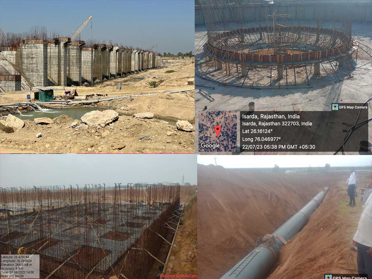 Isarda dam construction condition 65 percent work in 10 years water of ...