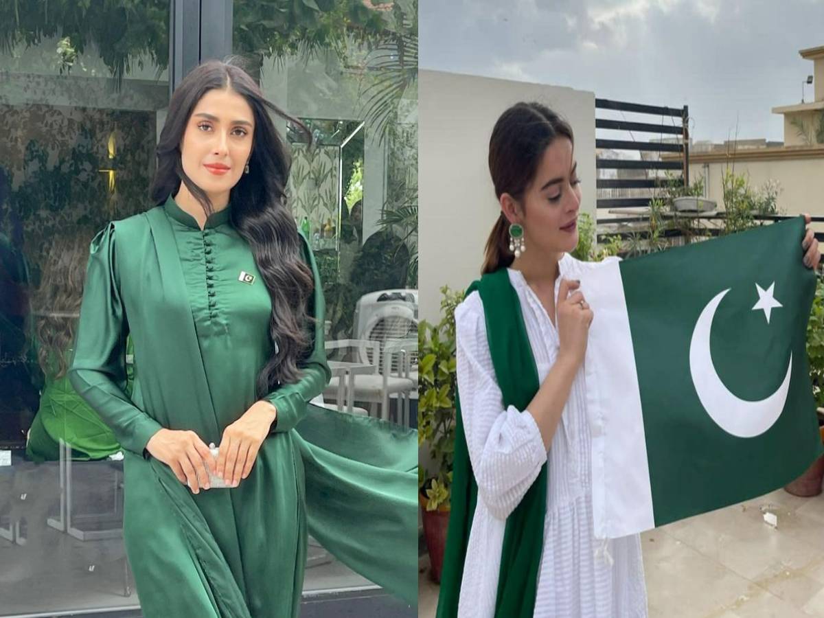 pakistani actresses on independence day see how they celebrated this ...