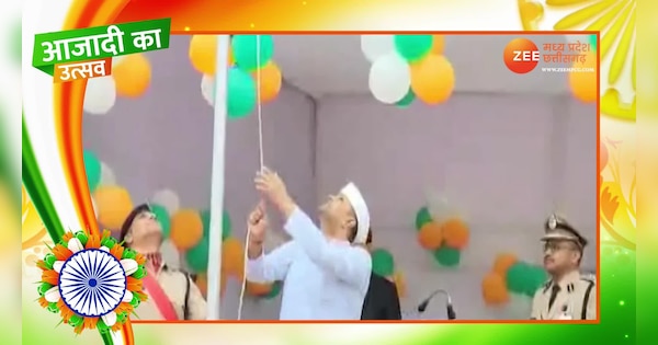 Higher Education Minister Umesh Patel hoisted national flag on ...