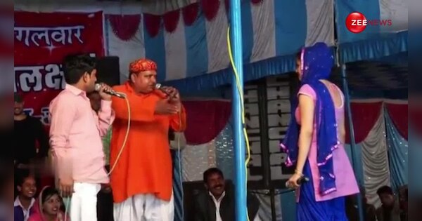 patla dupatta sapna choudhary insulted a man haryanvi song 2023 in blue ...
