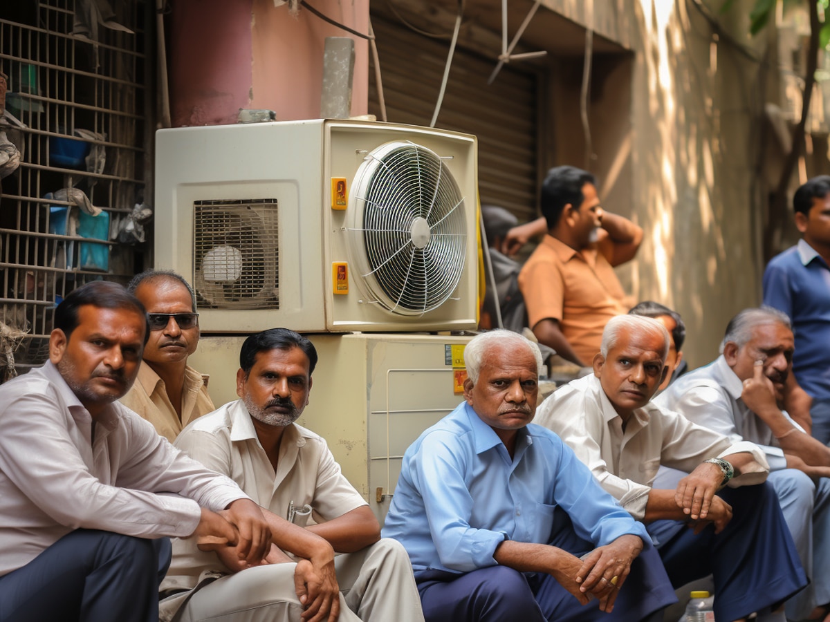 indian ac will look like this after 100 years checkout ai generated ...