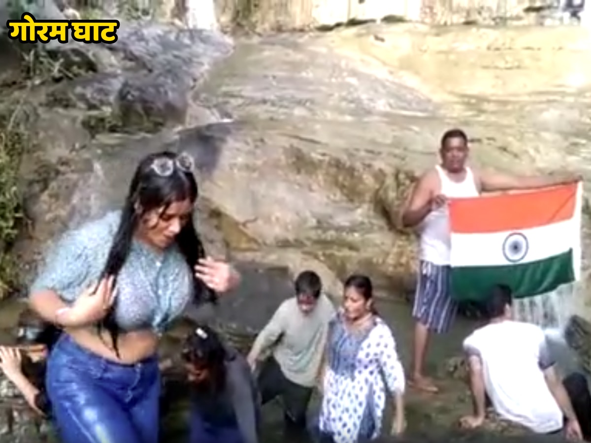 Pali News Monsoon increased beauty of Goram Ghat Bheel Beri waterfall ...