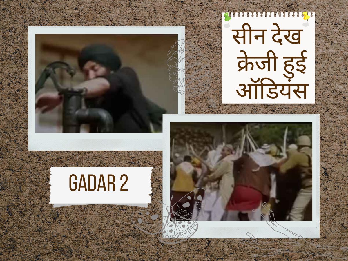 Gadar 2 box office collection audience went crazy to see hand pump ...