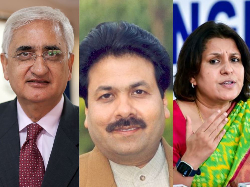 AICC CWC list includes Supriya Shrinate, Salman Khurshid and Rajeev ...