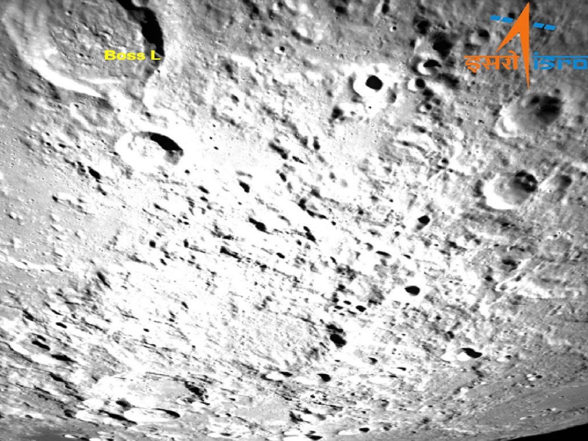 isro shares moon surface image lhdac detects good place for soft ...